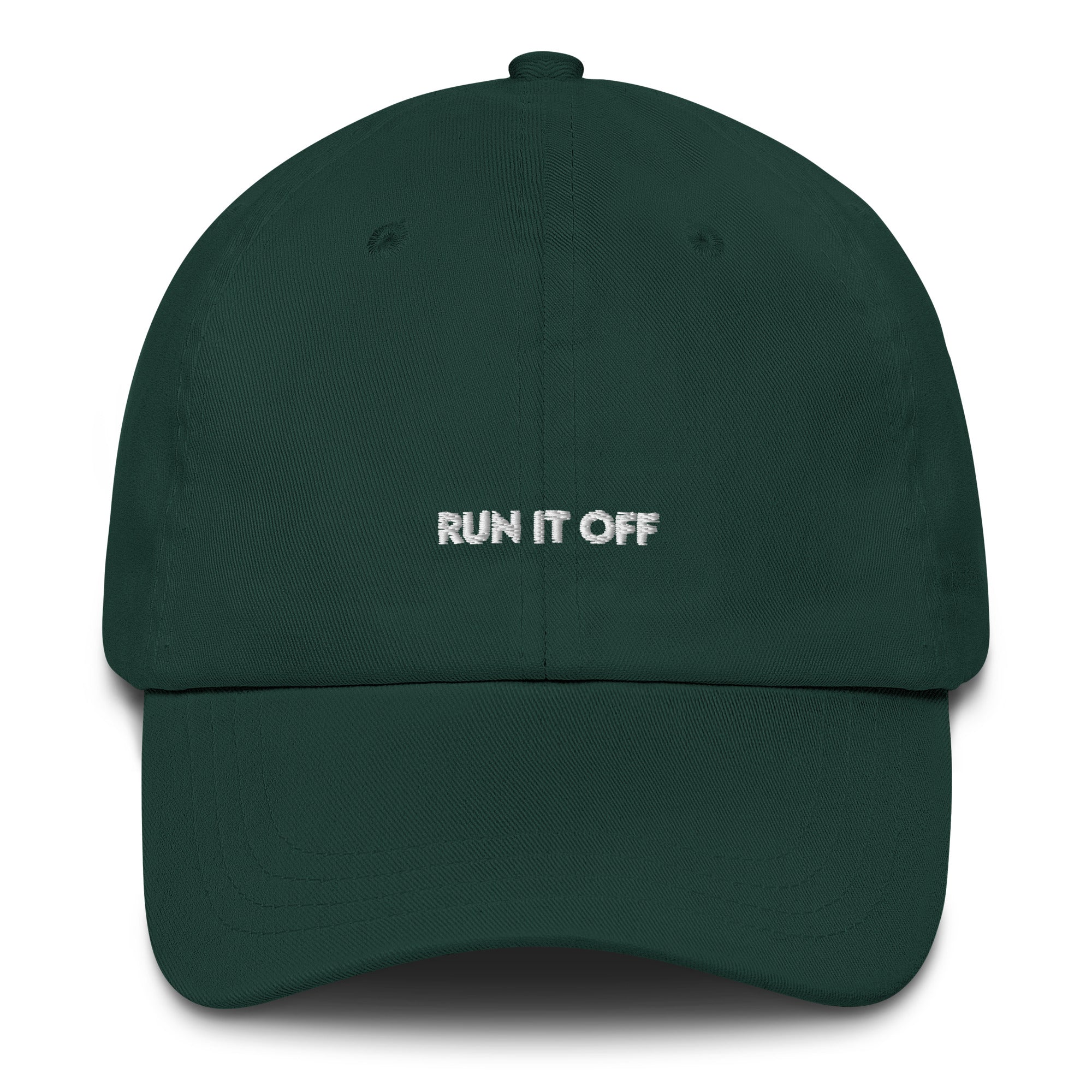 Run It Off Minimal Dad Hat WH